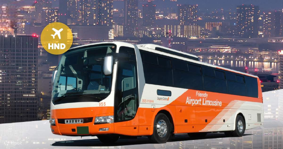 Xe buýt limousine Sân bay Haneda (Vào cửa bằng mã QR) - Klook Việt Nam